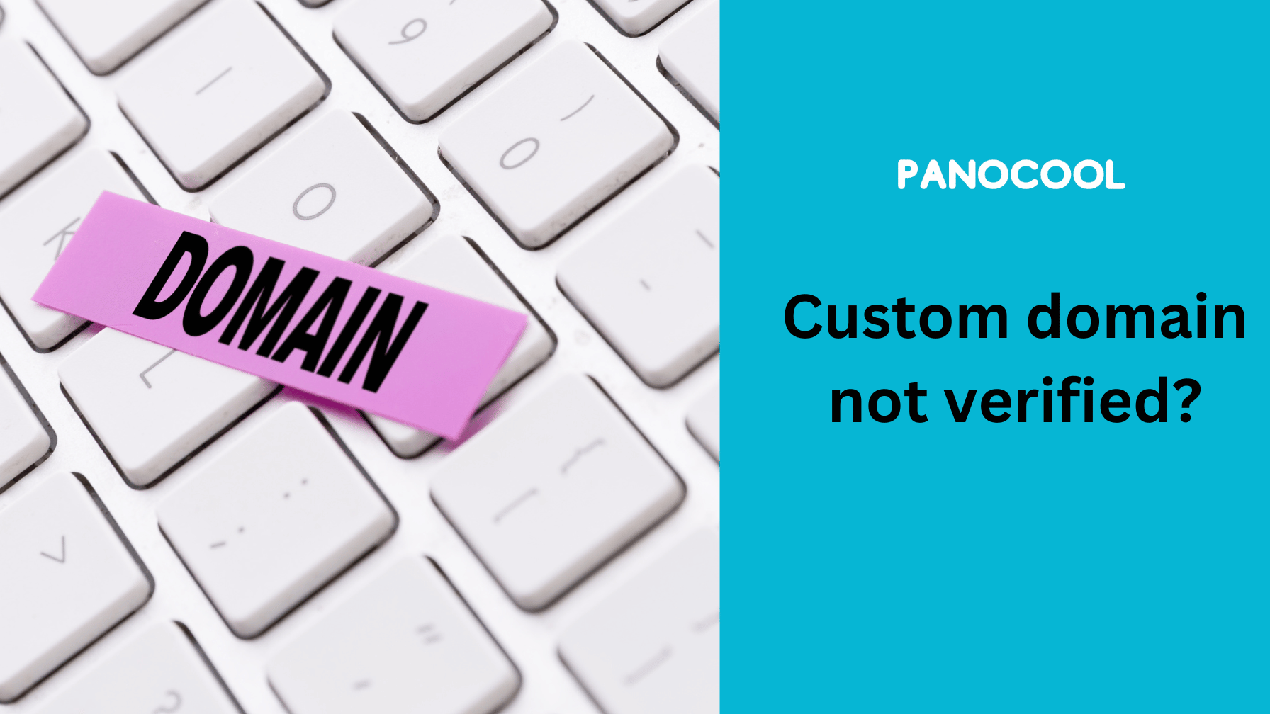 Why is my custom domain not verified?